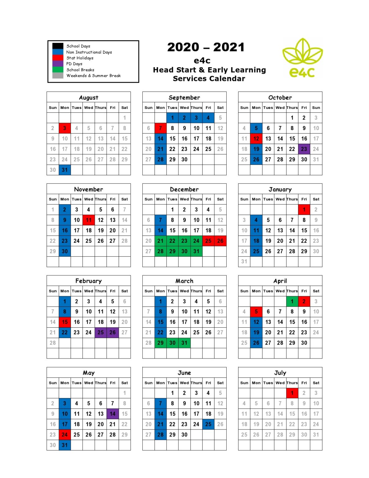 Head Start & Early Learning - e4c